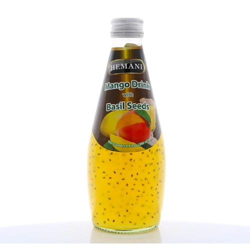 Hemani Mango Basil Drink 24x300ml - Mega International Foods Aust