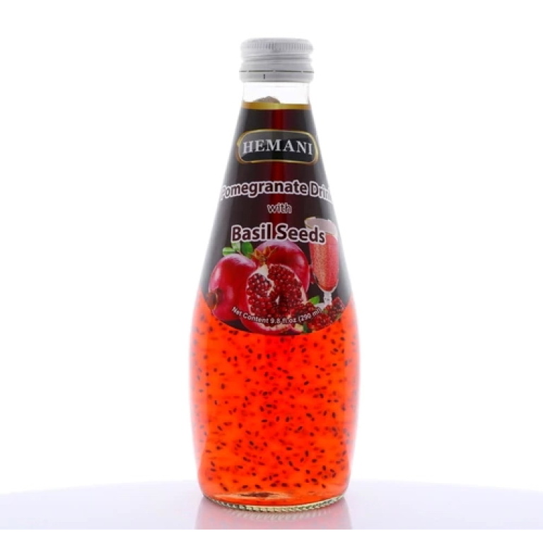 Hemani Anar Basil seed drink 24x300m - Mega International Foods Aust