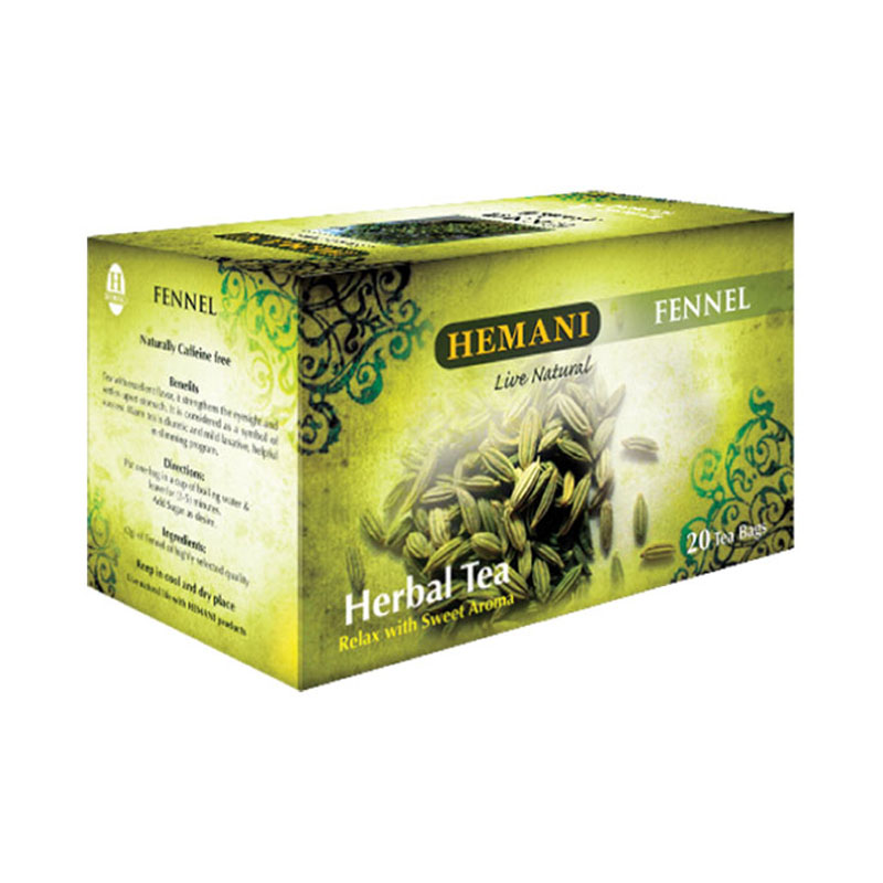 Hemani Fennel Tea Dozen - Mega International Foods Aust