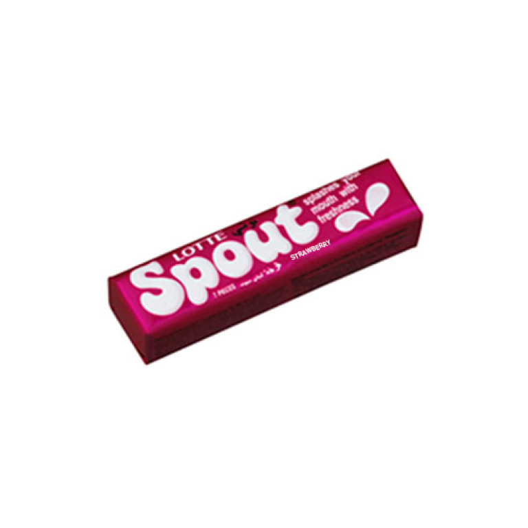 Lotte Spout Strawberry 1 outer X 54 pcs - Mega International Foods Aust