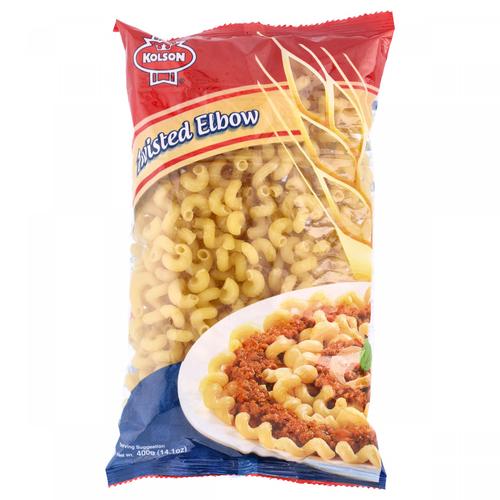 Kolson Macaroni Ridged Elbow 400g x 20 - Mega International Foods Aust
