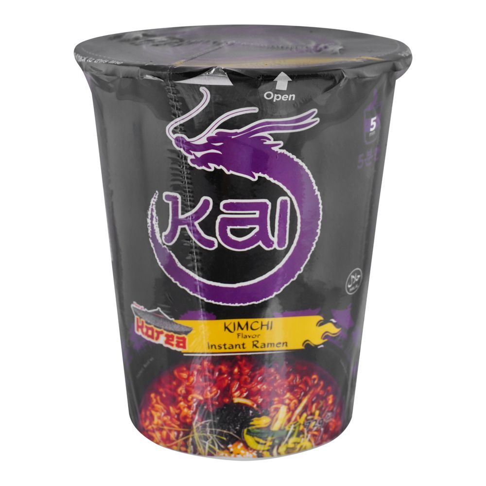 Kai Noodles Cup (Kimchy) 72g x 24 packs - Mega International Foods Aust
