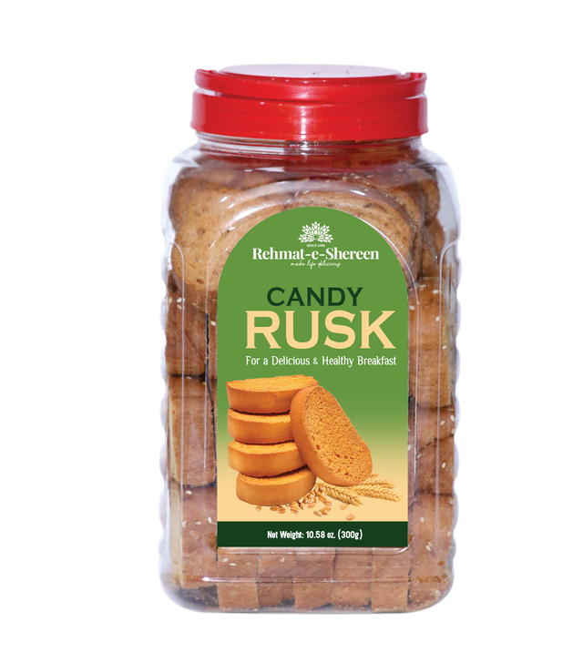 Rehmat e Shereen Candy Rusk 300g x 12 - Mega International Foods Aust